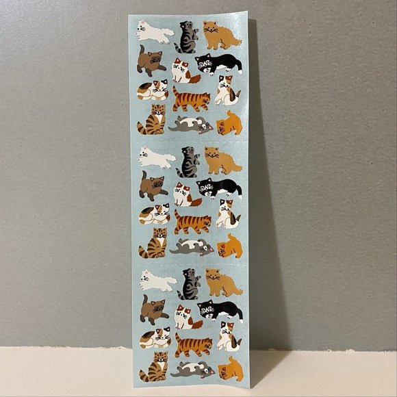 Sandylion | Other | Vintage Sandylion Kitten Stickers Kromekote Cats ...